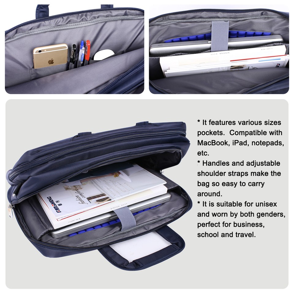 Backpack Laptop Shoulder Messenger Bag for Men Women Travel Briefcase ...