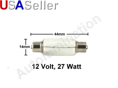 Automotive Rigid Loop Festoon Dome Footwell Light Bulb Lamp 44mm 27 ...