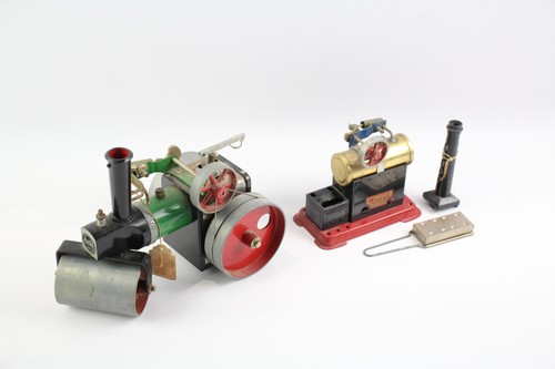 Mamod Steam Roller Traction Engine SR1A & Stationary Engine Made In ...