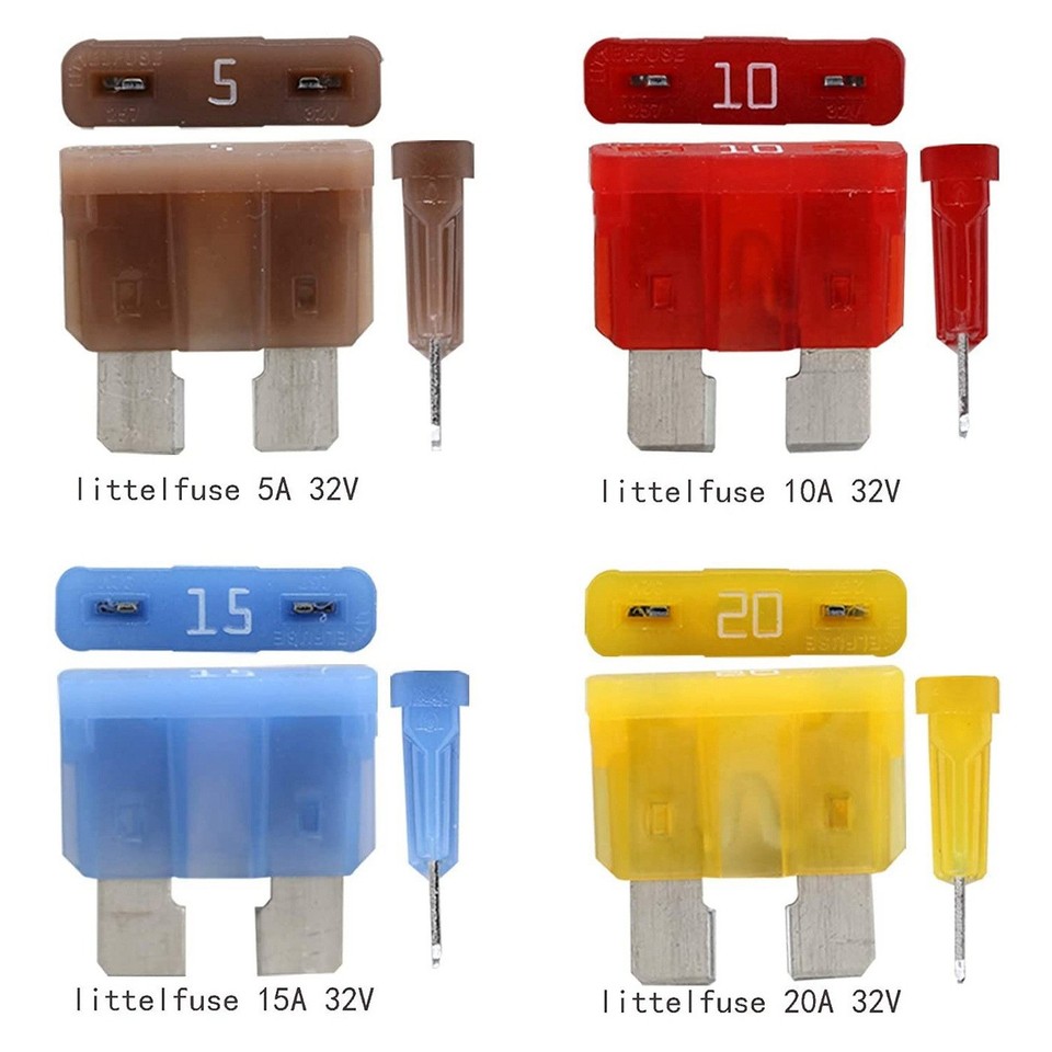 12V 12 Way Marine Fuse Fuse Panel with Ground & 12 Volt Fuse Box for ...