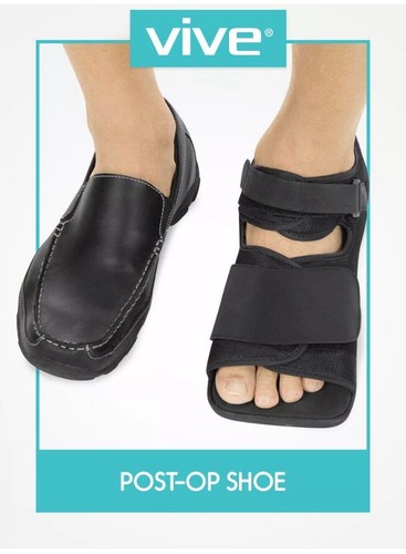 Vive Post Op Shoe Lightweight Boot Unisex Left or Right Foot Shoe Size ...