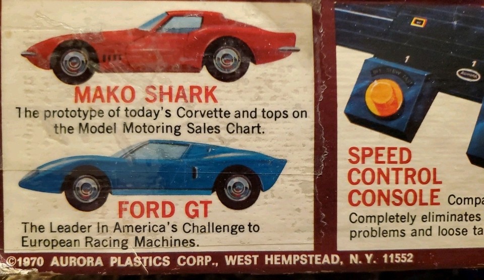 Aurora Model Motoring Console 8 Race Set HO Scale With Lap Counter 1970 ...