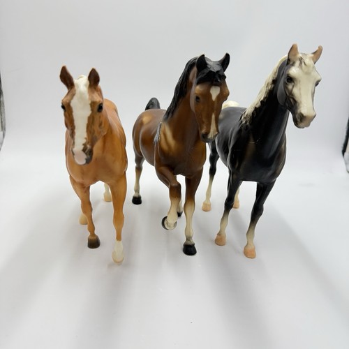 Vintage Breyer USA Horse Models Palomino And Arabian Family Set | eBay