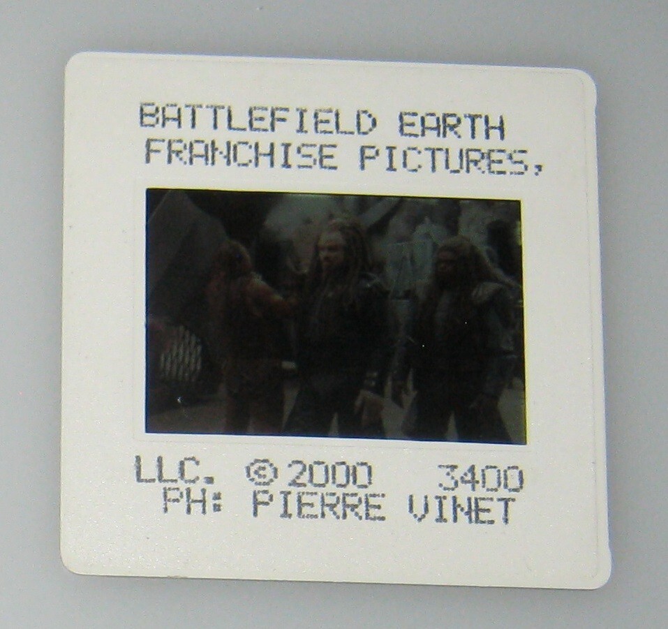 L RON HUBBARD BATTLEFIELD EARTH 35mm Studio Slide ALIEN PSYCHLO JOHN ...