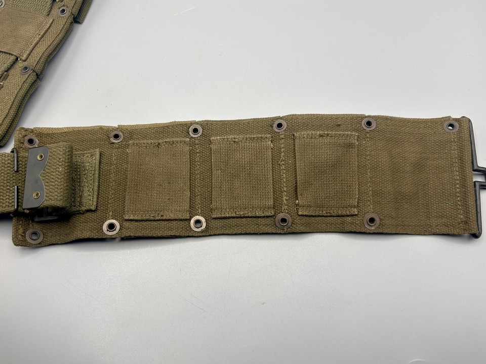 WWII WW2 U.S. M-1923 OD Dismounted GI Issued M1 Garand Belt USMC | eBay