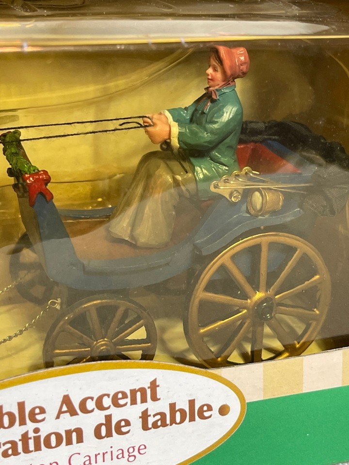 New Lemax Village Collection Phaeton Carriage Table Accent 53504 ...