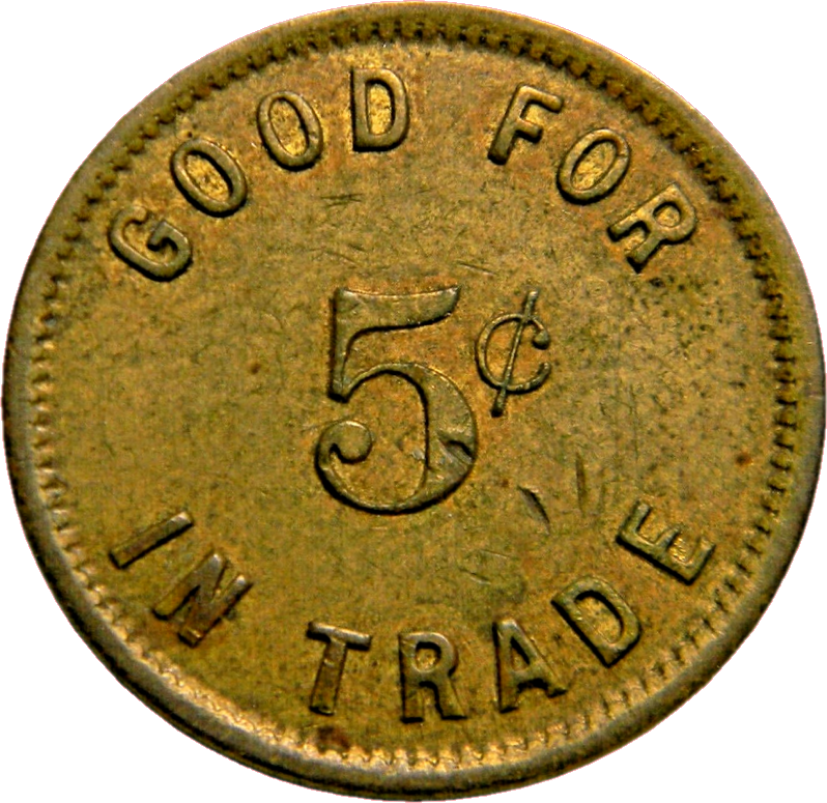 C. D. Good For 5¢ Trade Maverick Token (0546) | eBay