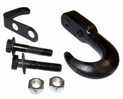 Tow Hook 2 Hole Complete Kit Front Dropped Forged Tow Hook with Bolts ...