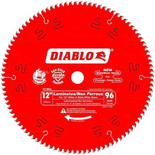 Diablo 12in. x 96- Circular Cutter Saw Blade Miter Laminates Non ...