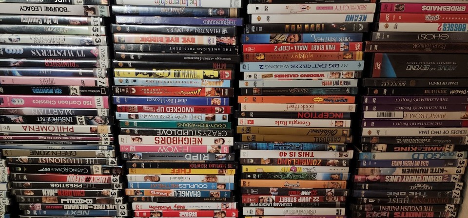 100 Wholesale lot DVD Movies TV Shows assorted bulk Free Shipping DVD ...