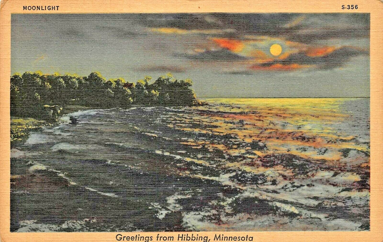 HIBBING MINNESOTA GREETINGS POSTCARD~1945 BOVEY POSTMARK | eBay