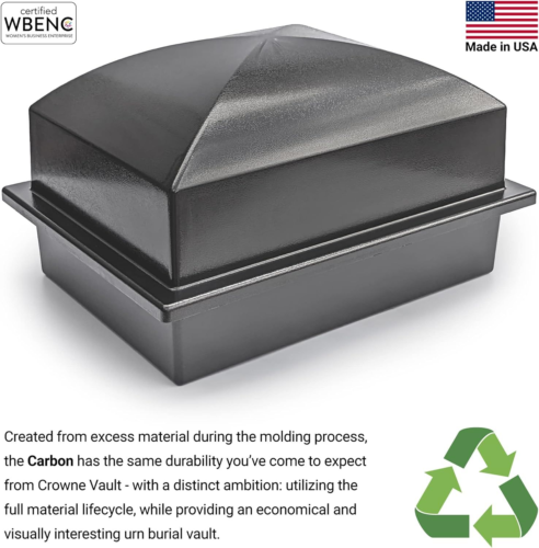 Recycled Urn Vault for Underground Burial | Fortified Container to ...