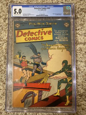 Detective Comics #181 - Batman 1952 - CGC 5.0 - 1st Appearance of Human ...