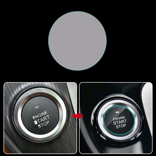 Transparent Car Engine Ignition Start Stop Button Sticker Film Cover ...