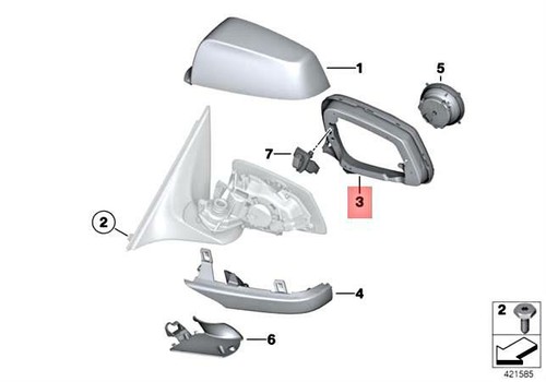 Genuine BMW Alpina Hybrid 7L B6 B7 B7L B7LX Supporting Ring Left ...