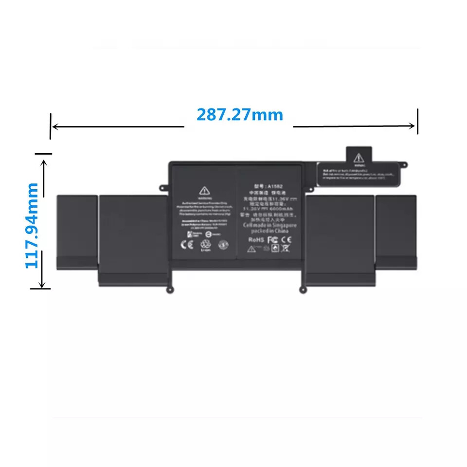 A1582 A1502 Battery For MacBook Pro 13" Retina Early 2015 Mid 2014 Late ...