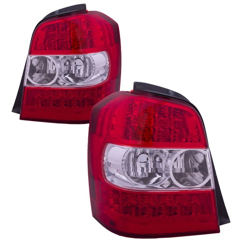 Tail Lights Set For 2006-2007 Toyota Highlander/ Hybrid Passenger ...
