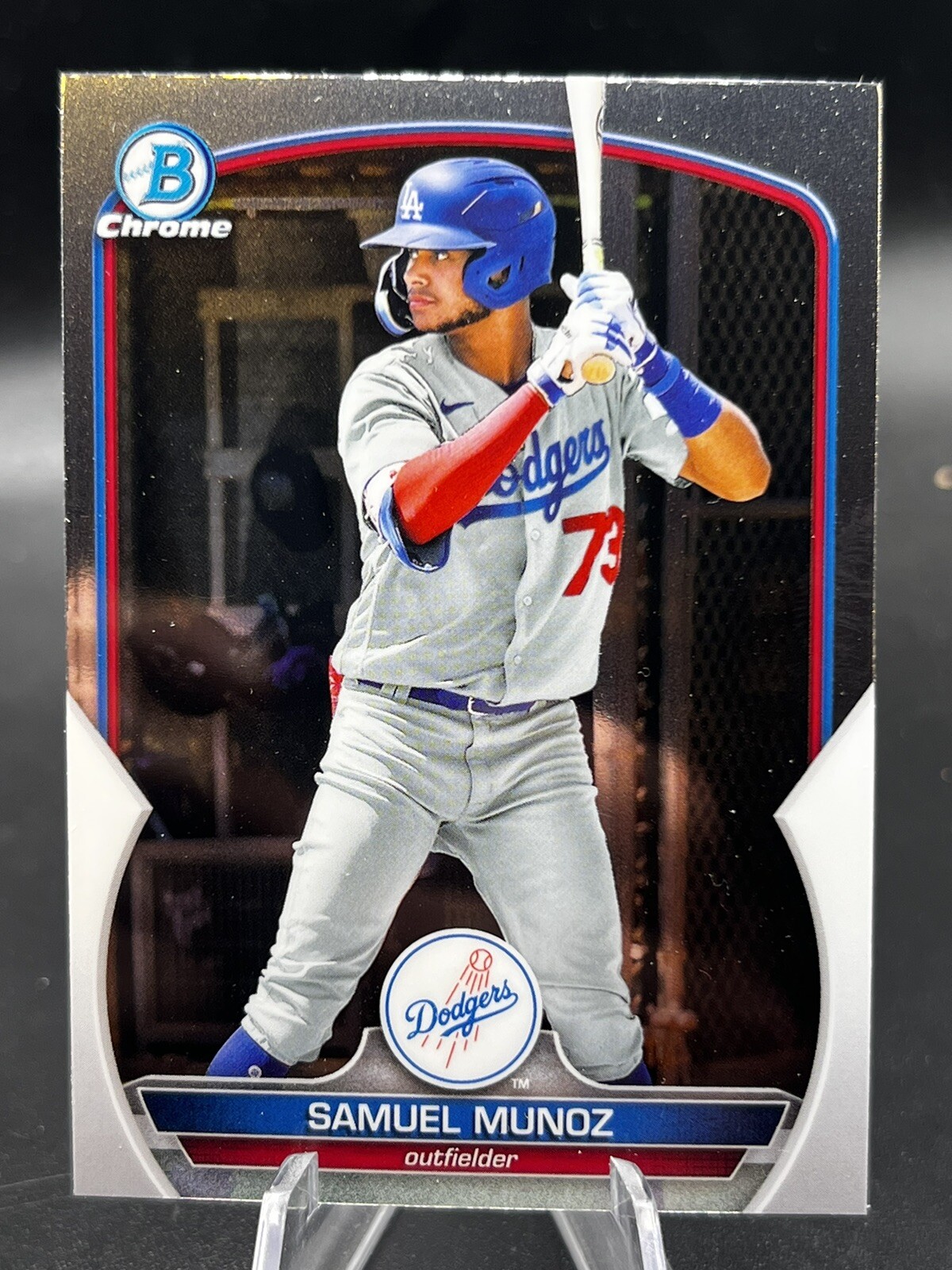 2023 Bowman Chrome Prospects #BCP-80 Samuel Munoz Los Angeles Dodgers ...