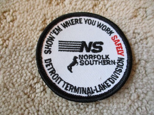 NORFOLK SOUTHERN NS RAILROAD PATCH DETROIT TERMINAL LAKE DIVISION 2 1/2 ...