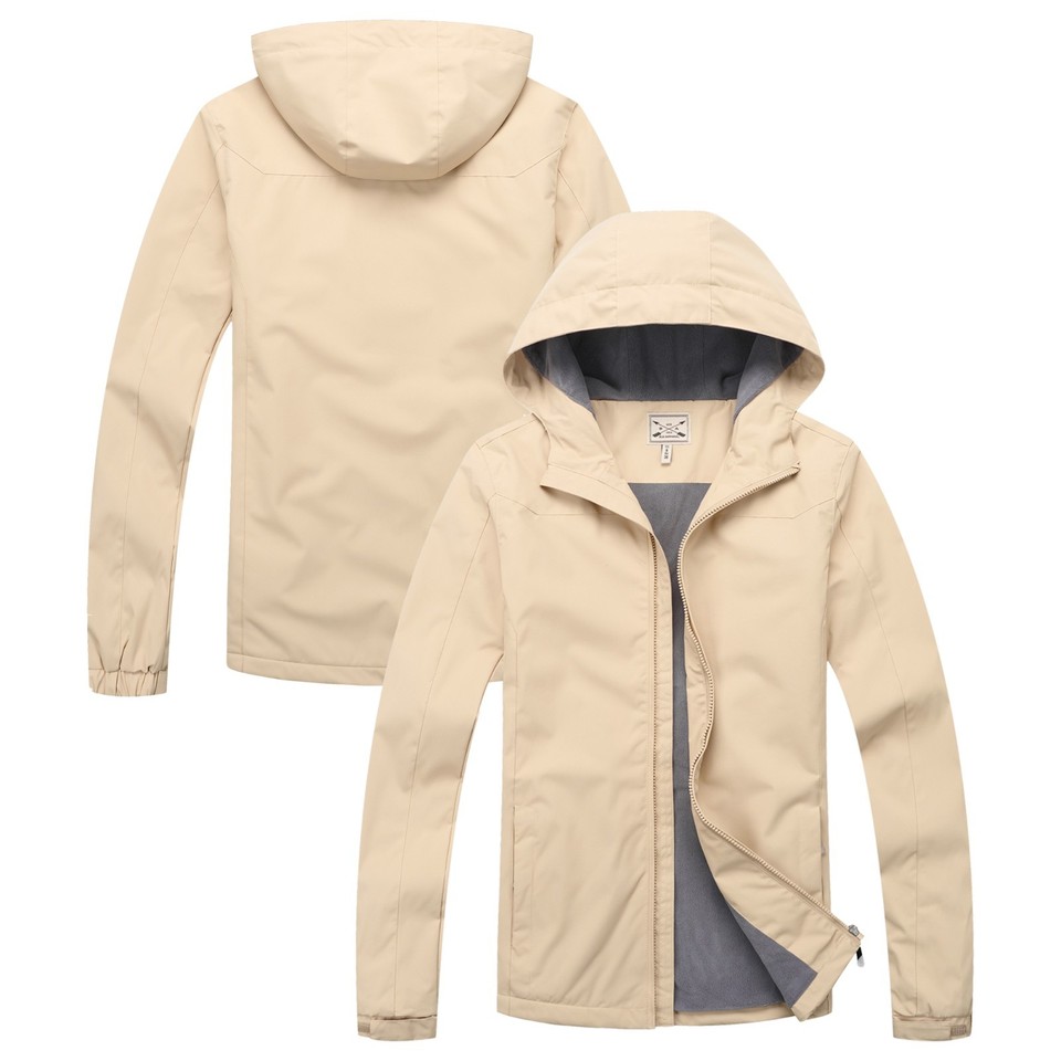 Ladies Waterproof Fleece Lined Rain Jacket Walking Hiking Coat Warm ...