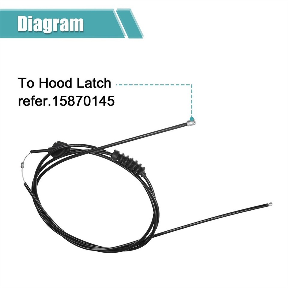 Car Hood Latch Release Cable for Volvo XC60 Years 2010 2016 OEM ...