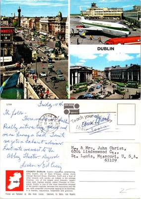 Continental Dublin Dublin Ireland Postcard | eBay