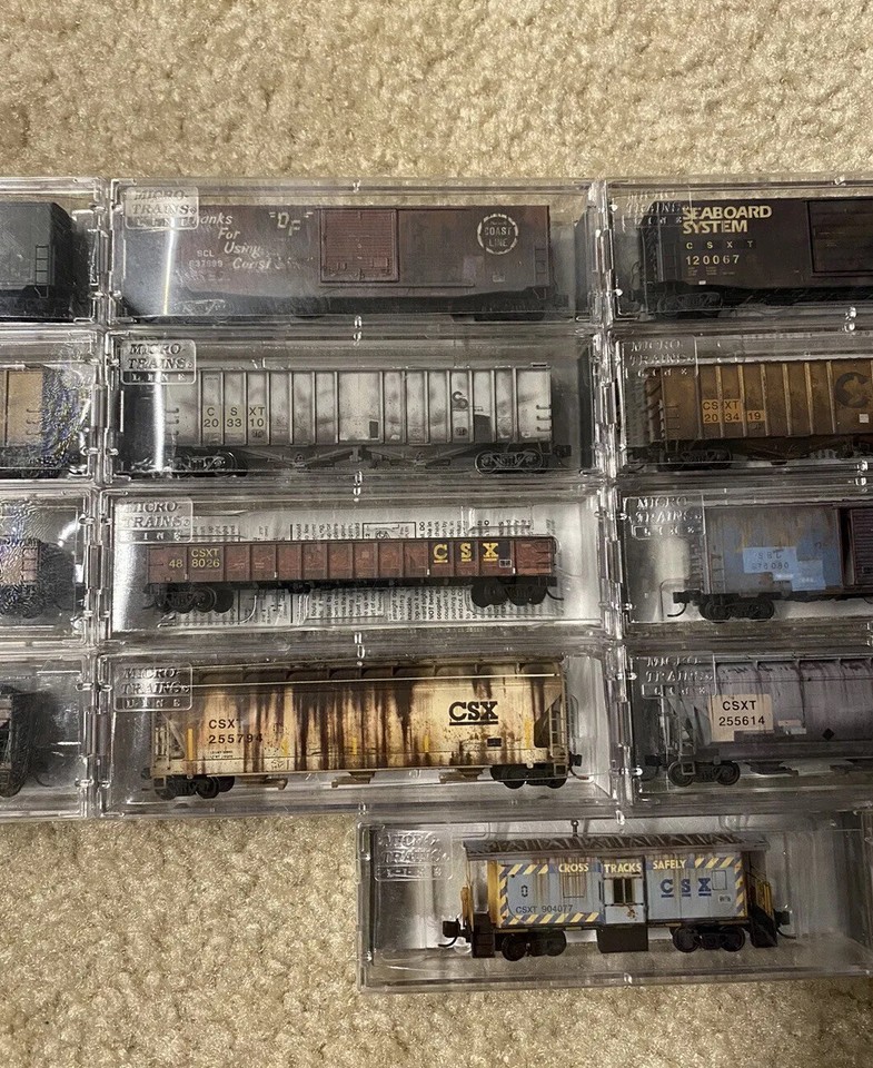 New Micro Trains Weathered CSX Family Tree Series Plus Extras!! | eBay