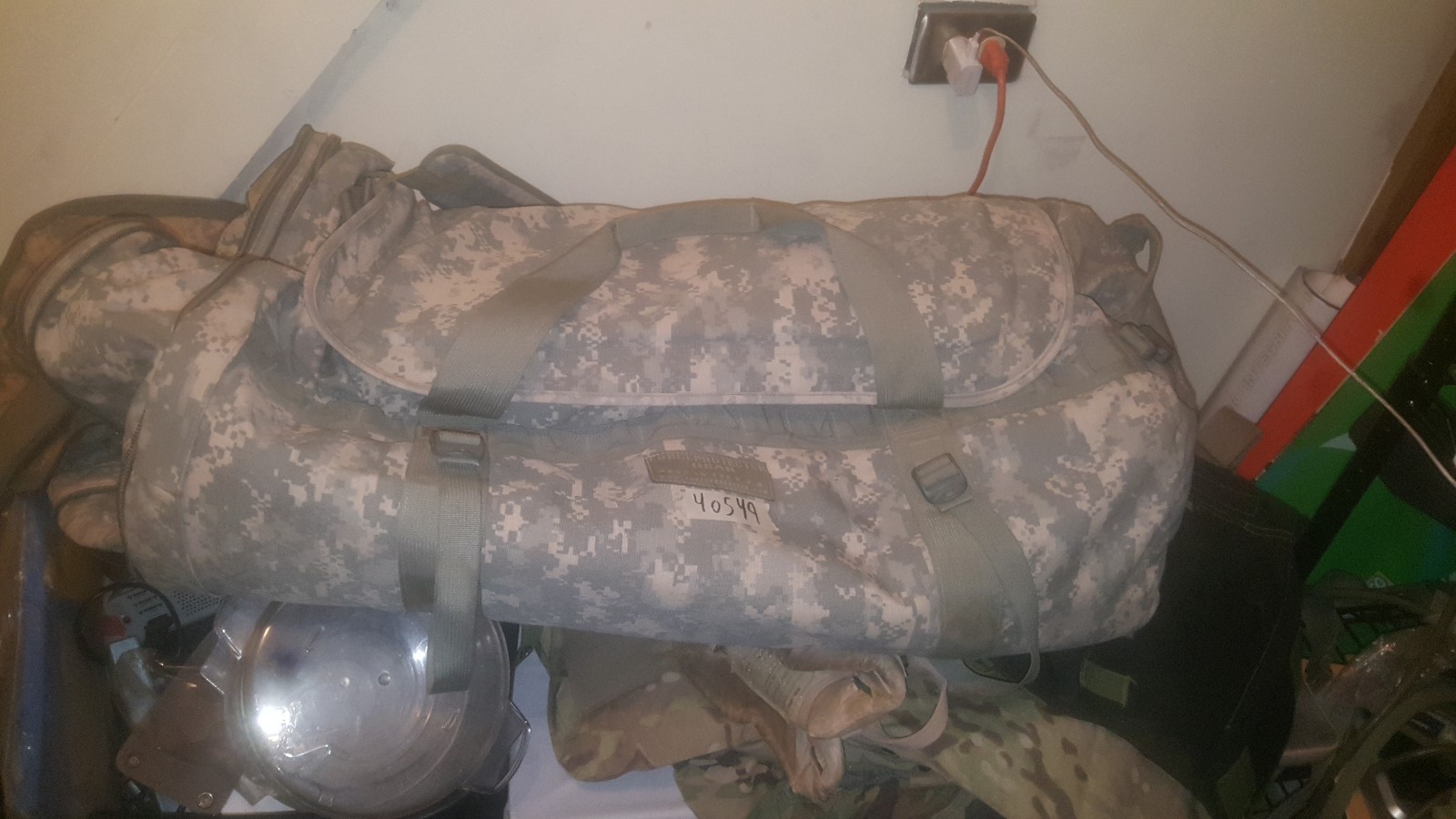 Force Protector ForcePro Force Pro Gear ACU Camo Duffel Bag Large Lg L ...