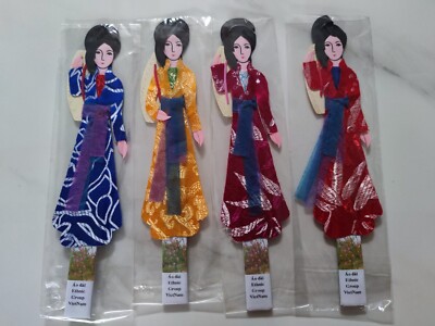Vietnam Traditional Ao Tu Than Bookmark Handmade Vietnamese Ethnic ...
