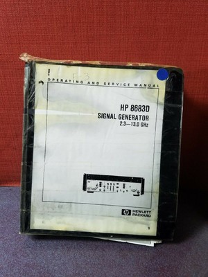 Manuals & Books - Signal Generator Operating And Service Manual