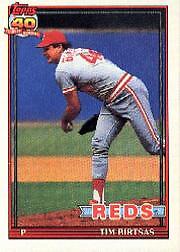 1991 O-Pee-Chee Baseball Card #289 Tim Birtsas | eBay