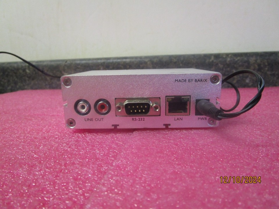 Barix Exstreamer 100 Multiformat IP Audio Decoder - Unit Only - Missing ...