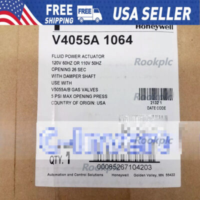 Honeywell V4055A1064 Fluid Power Actuator. 120V 60HZ or 110V 50HZ, 120 ...