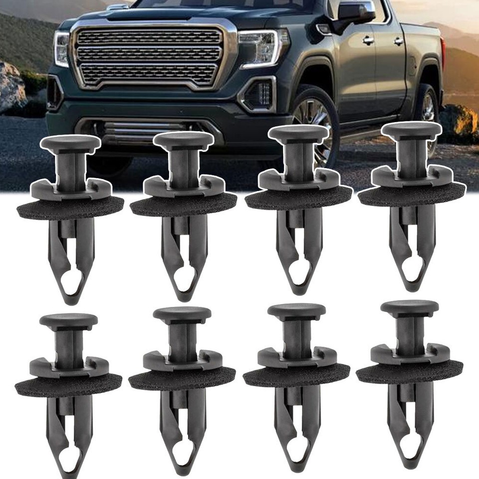 50x Nylon Clips Radiator Core Support Upper Panel Cover Retainer Car ...