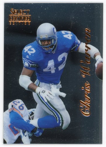 1996 Select Certified Football Card #37 Chris Warren | eBay