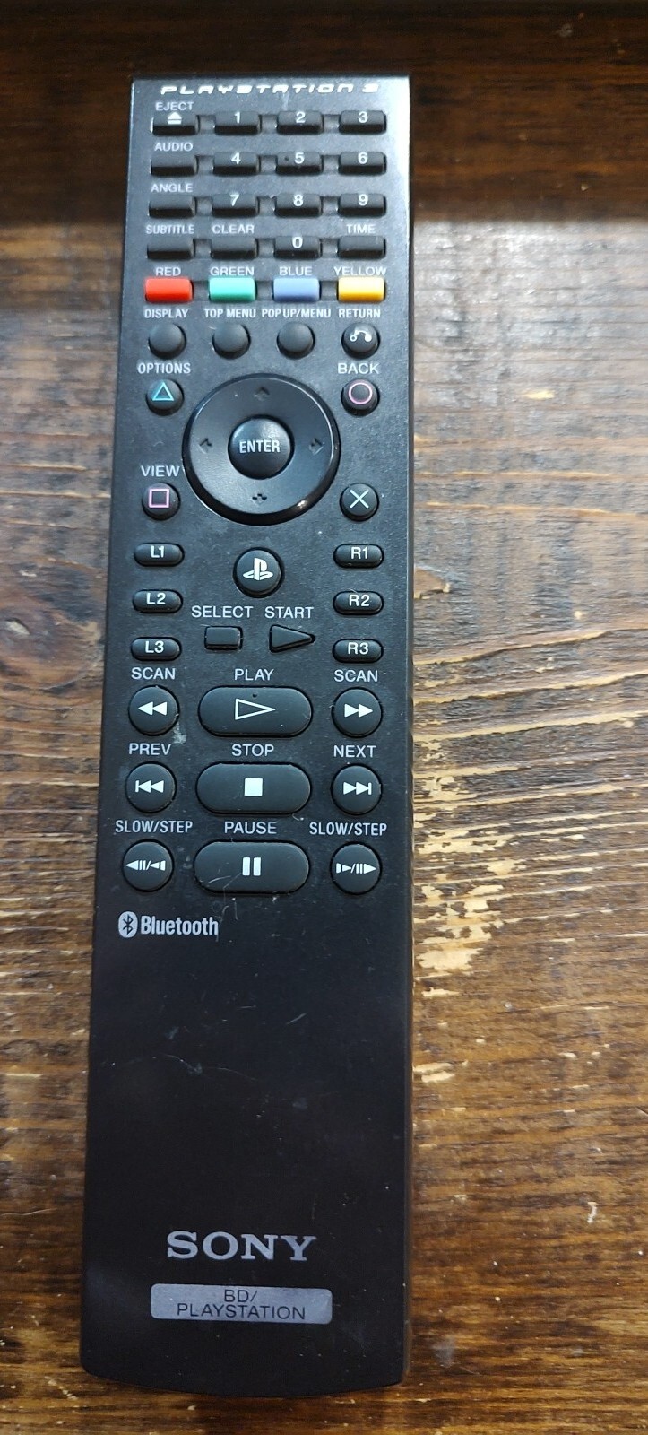 Official Sony PS3 BD Playstation 3 Media Blu-ray Disc Remote Control ...