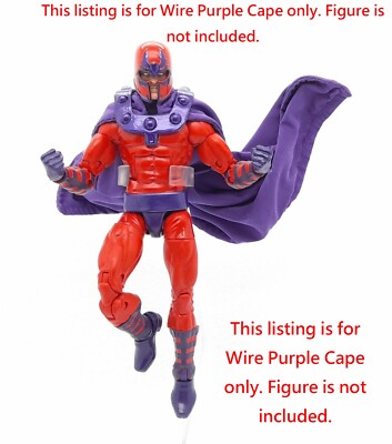 Hasbro Marvel Legends Classic Magneto Dedicated Wire Purple Cape | eBay
