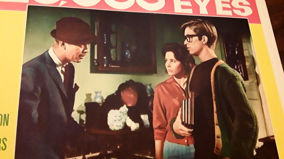 Lot of 8 1960 20,000 EYES Theatre Display MOVIE LOBBY CARDS Horror no ...