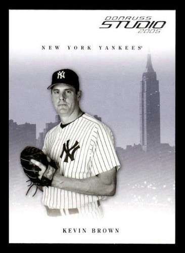 2005 Donruss Studio #194 Kevin Brown New York Yankees BASEBALL | eBay