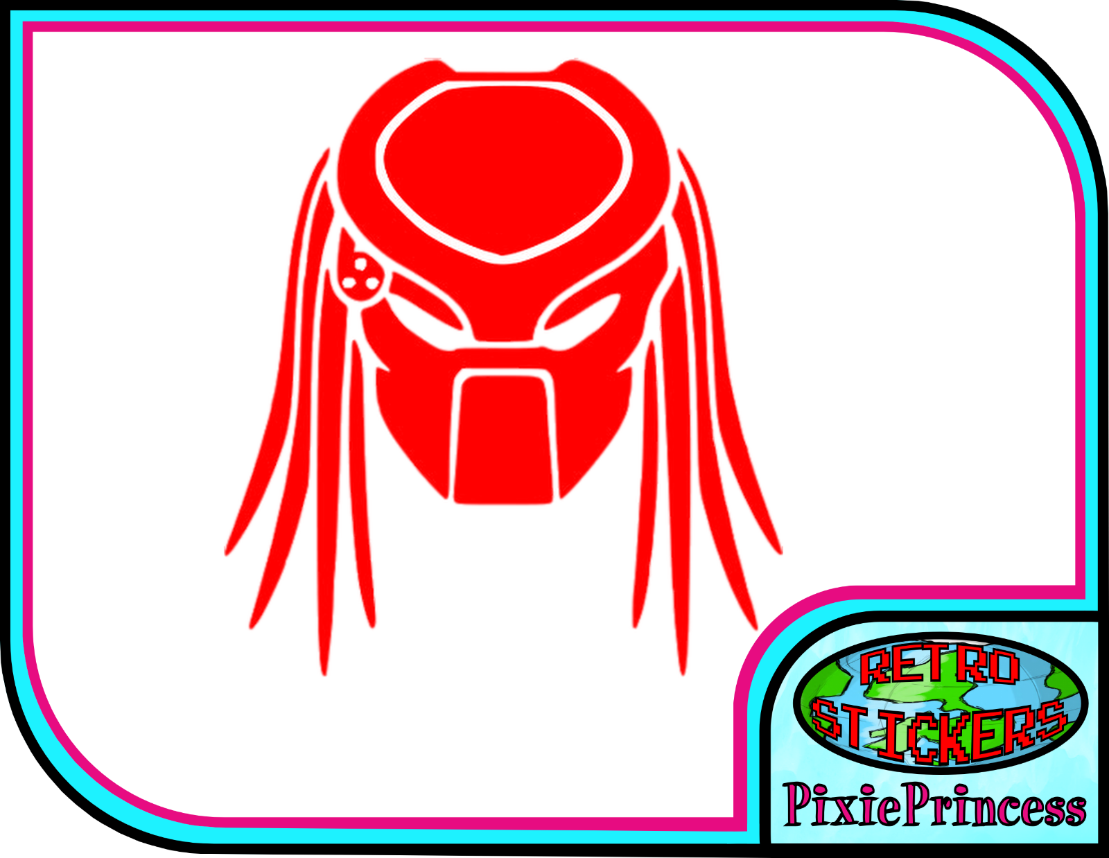 Predator AVP Xenomorph G Vinyl Sticker Laptop Car Bike Truck Wall ...