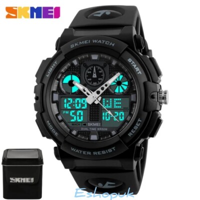 SKMEI 1270 Digital/Analogue Display Watch - Military Style Water ...