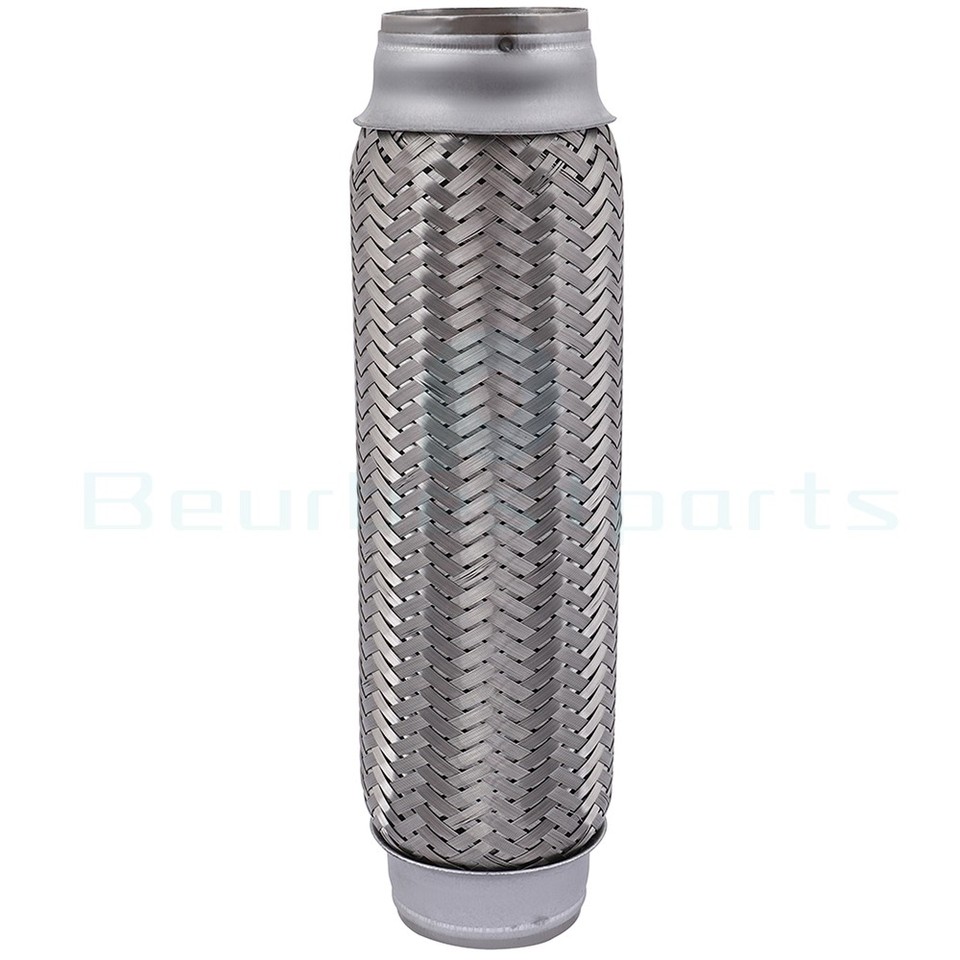 2" Inlet/ ID- Exhaust Flex Pipe Coupling Stainless Steel Triple Ply 10 ...