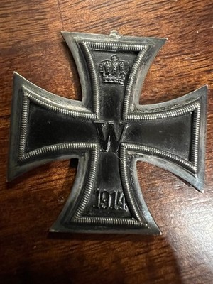 WW1 German Imperial Iron Cross | Prussian | 1914 | Front And Back ...