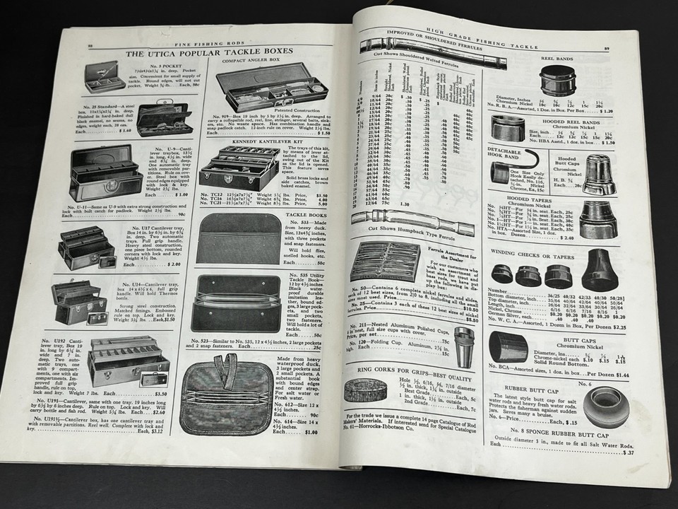 1939 Horrocks Ibbotson Fishing Tackle Catalog Rods Line Flies Rare 34th ...