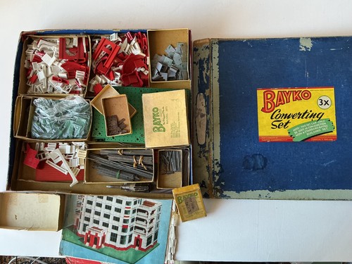 Vintage Bayko Building Construction Set Box Large Mixed Job Lot 3.2 kg ...