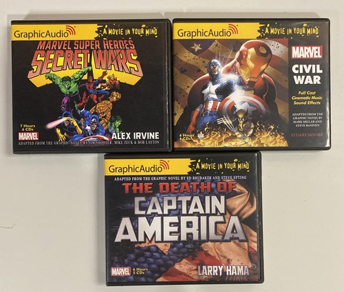 GraphicAudio: Marvel- Secret Wars, Civil War, Death of Capt America ...