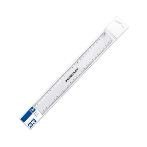 Righello Staedtler in plastica di precisione da 30 cm, trasparente ...