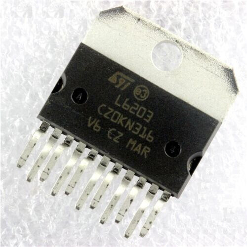 1/5/10/50PCS L6203 ZIP-11 IC DRIVER FULL BRIDGE MULTIWAT ST 5A 12V ...