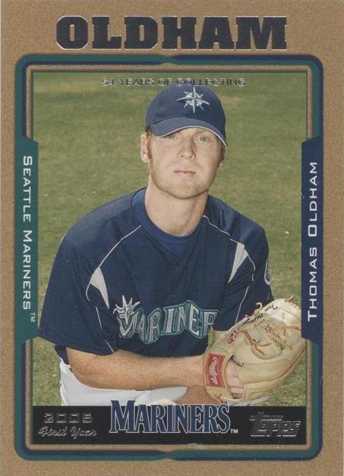 2005 Topps Updates & Highlights - Thomas Oldham #UH240 Gold /2005 (RC ...