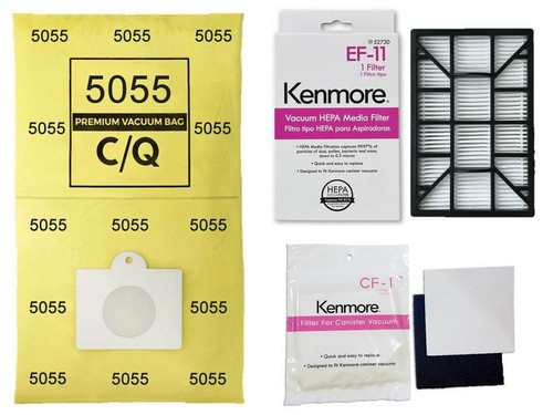 12 KENMORE CQ 5055 + EF11 HEPA Media Exhaust + CF1 Chamber Filter ...